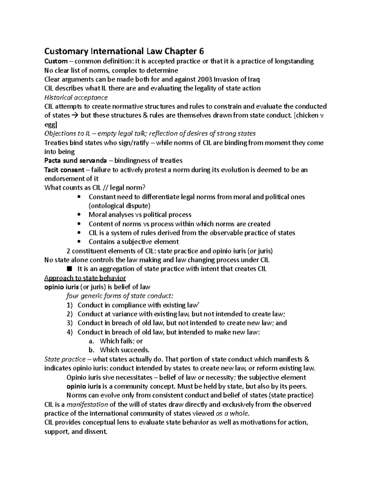 ILAB 090921 - annotated bibliography - Customary International Law ...