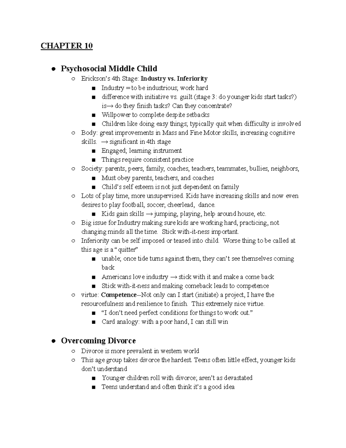 Chapter 10 Life Span Psych Study Guide - PSYC 304 - VCU - Studocu
