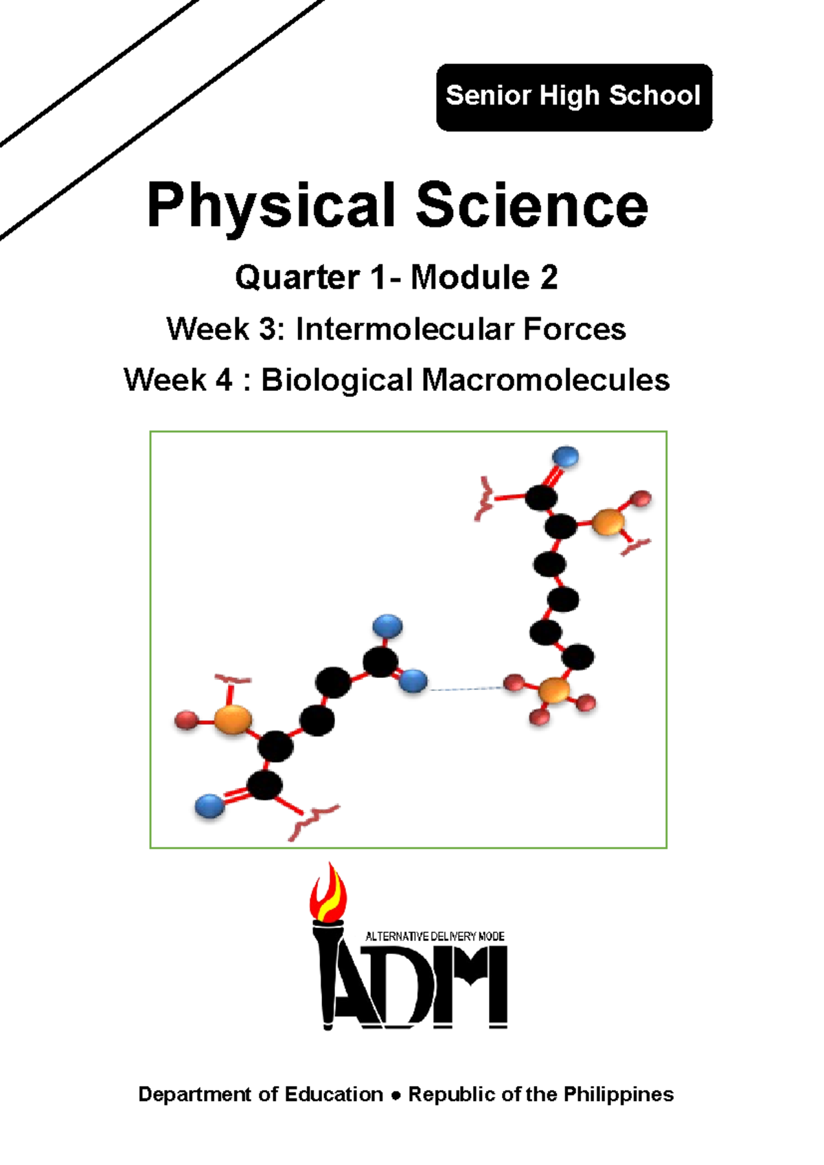Physical Sci 12 Q1 Mod2 Week3 Intermolecular Forces v3 - Physical ...