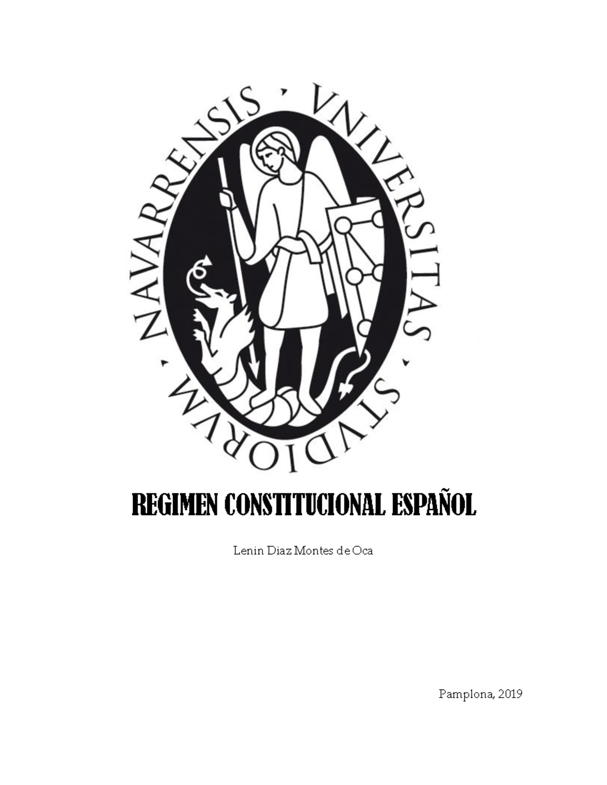 Regimen Constitucional Español Lenin DIAZ Montes DE OCA - REGIMEN ...