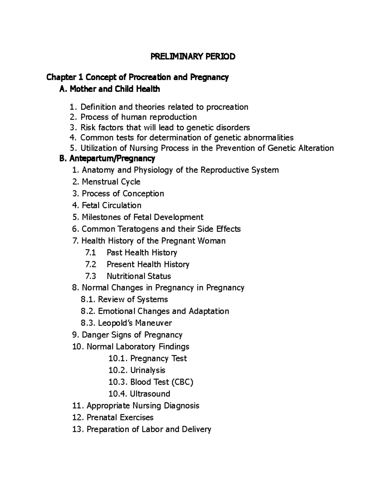 P ,f'wn252h 6wynrd - Reviewer - PRELIMINARY PERIOD Chapter 1 Concept of ...