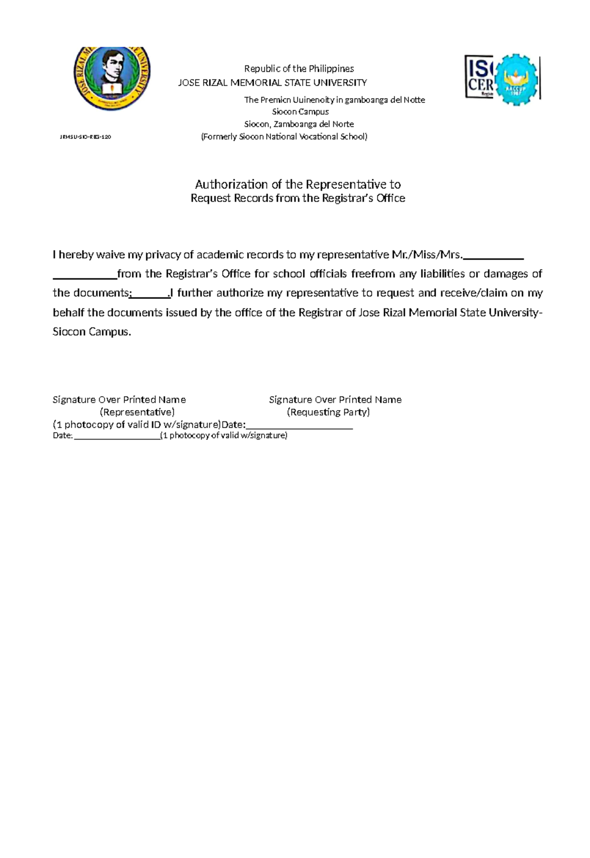 Extract Text 01-29-2024 10 - JRMSU-SIO-REG- Republic of the Philippines ...