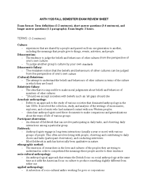Summary-2 anthro - Body Ritual Among the Nacirema Summary In this ...