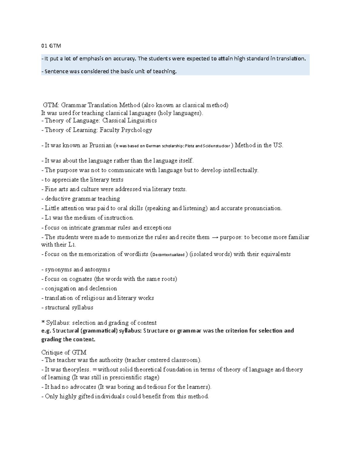 01 GTM - 01 GTM - 01 GTM It put a lot of emphasis on accuracy. The ...