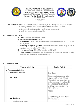 Rubric - Course Description: ___________ Title of the Activity