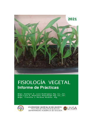 Taller Nutrición Mineral - Fisiologia Vegetal - Studocu