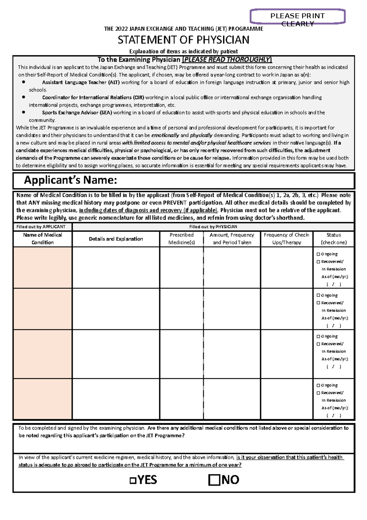 100235075 - docs - THE 2022 JAPAN EXCHANGE AND TEACHING (JET) PROGRAMME ...