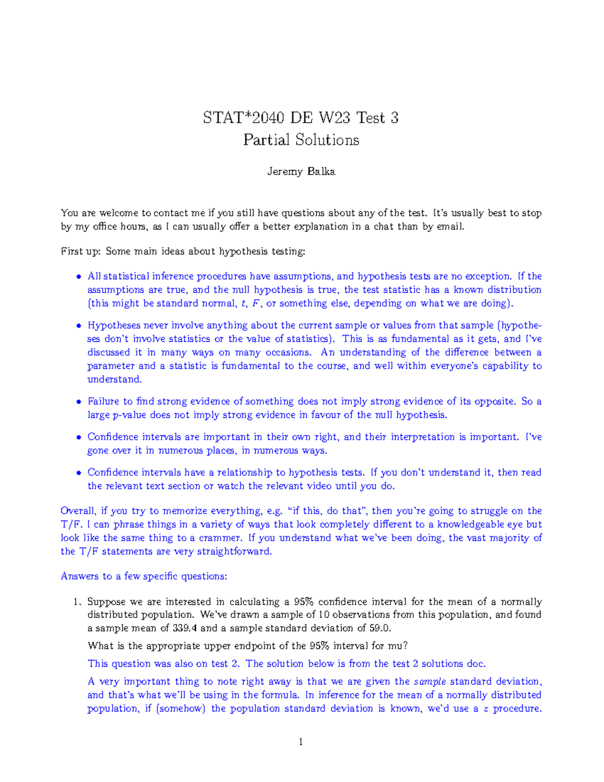 2040DE W23 T3 partialsolutions[ 2089] - STAT*2040 DE W23 Test 3 Partial ...