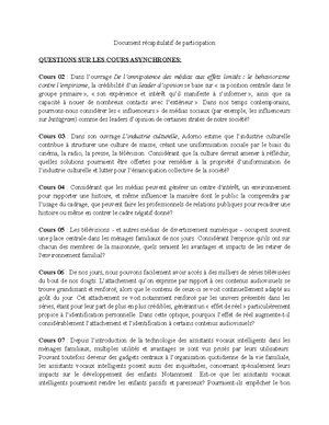 Cours écrit - Cours 2 – 14 septembre : Diffusion et réception en ...