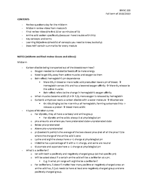 BMSC 200 Module 2 PDF - Biomed science - Chapter 2: Water, Weak ...