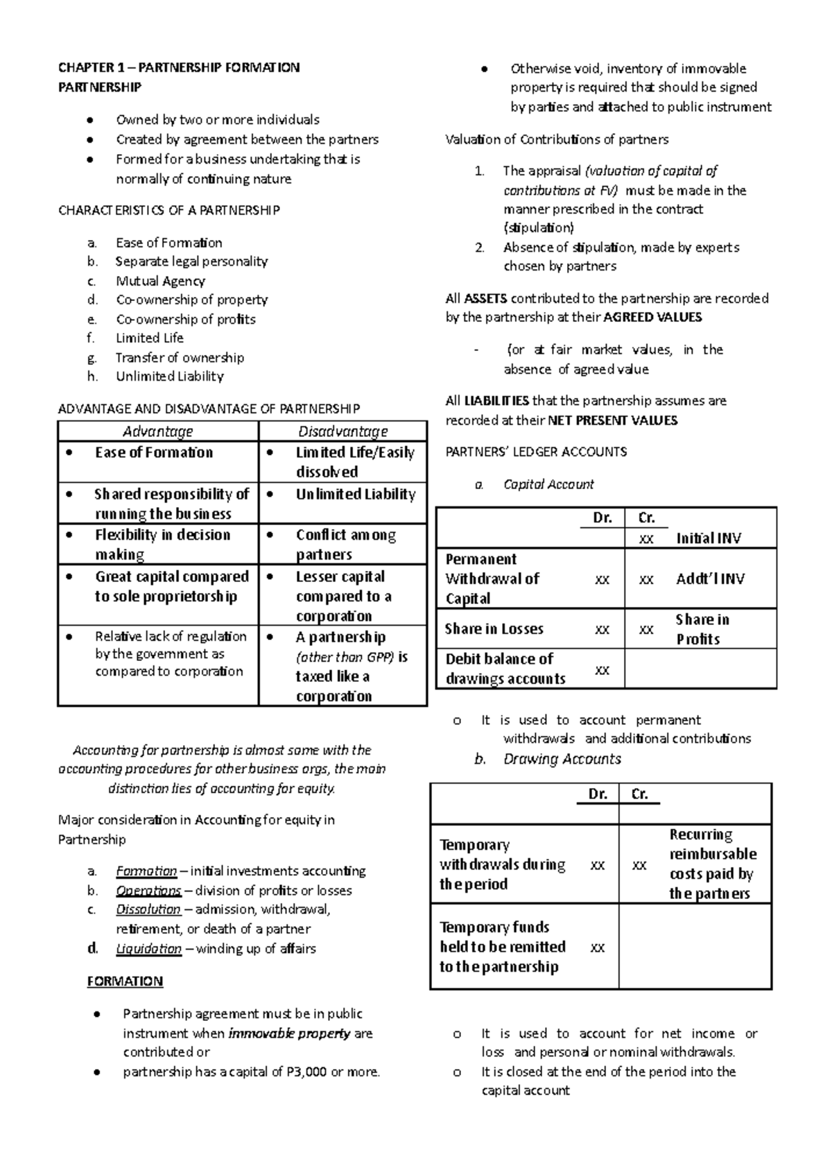 ASFT Lecture - This is for Accounting - CHAPTER 1 – PARTNERSHIP ...