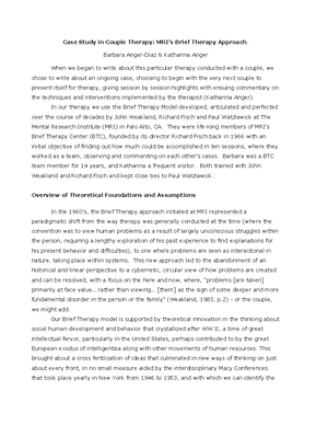 SFBT 2 - Using Solution-Focused Brief Therapy - I believe that the ...