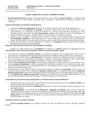 FIVE Factor Theory - MODULE 9B: FIVE FACTOR THEORY BY ROBERT R. MCCRAE ...