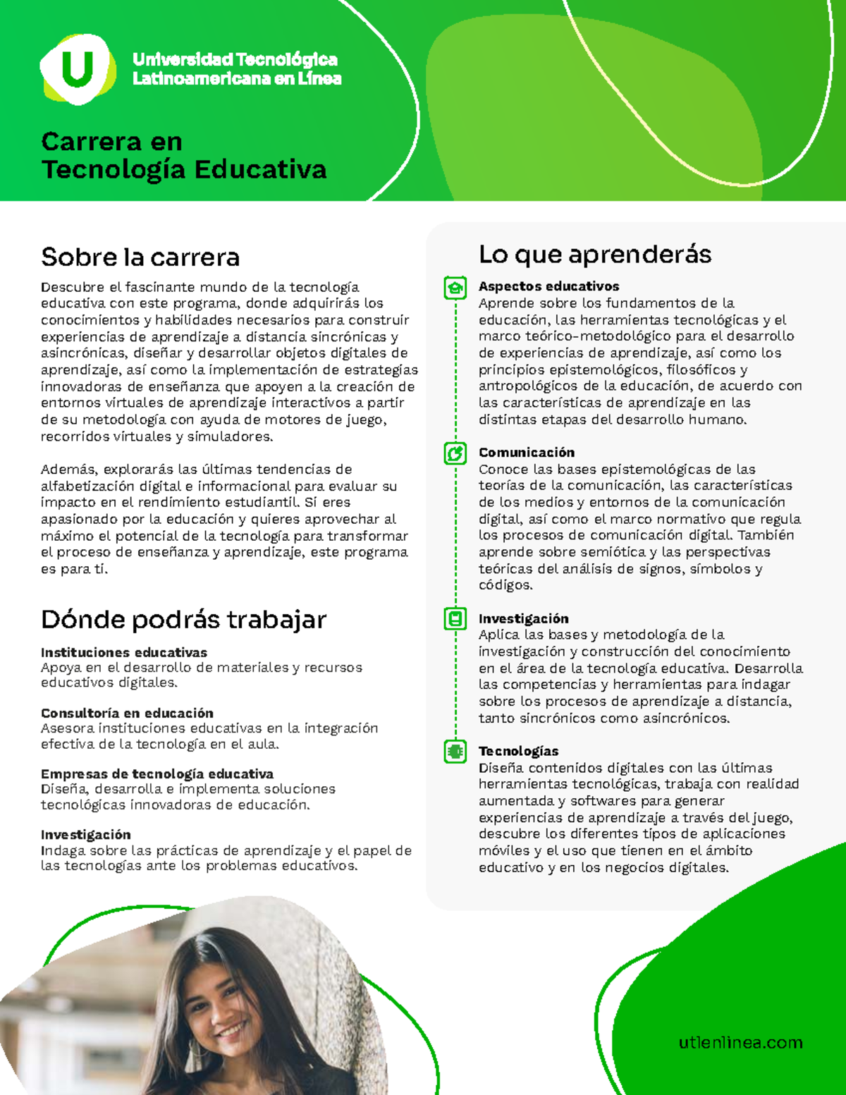 Utel Peru Fichas Tecnicas Carrera Tecnología Educativa - Descubre el fascinante mundo de la ...