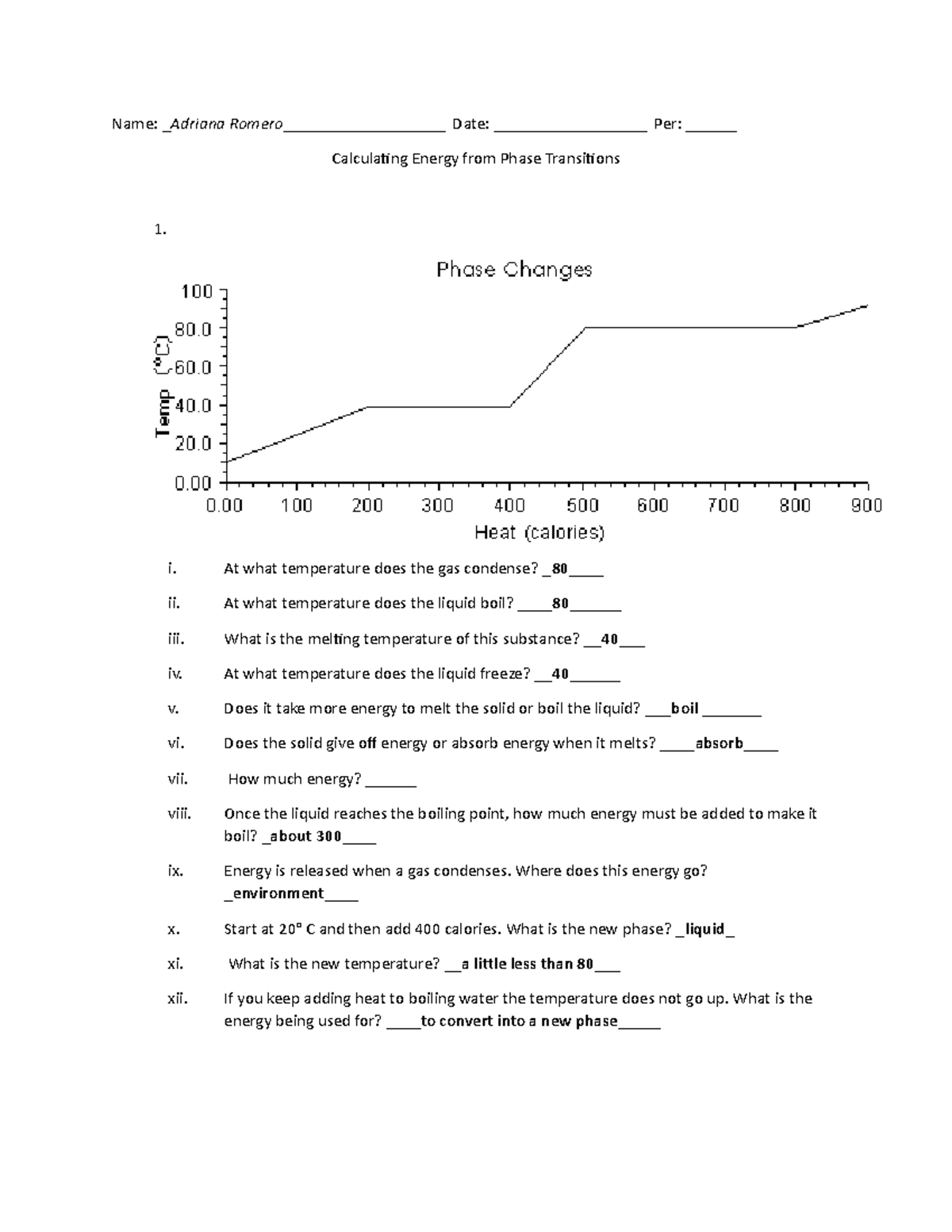 Calculating Energy from Phase Transitions-1 - CHM 5586 - FIU - Studocu