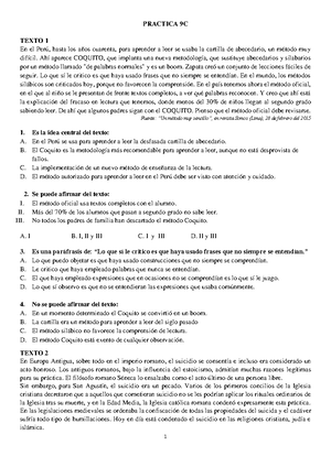 Prueba DE Vocabulario 2 - PRUEBA DE VOCABULARIO N° 2 A