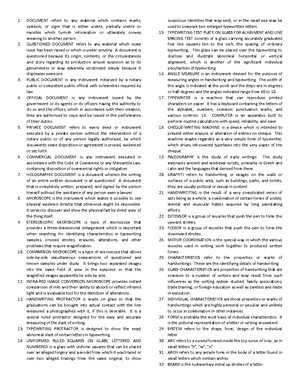 Examples of Common Characteristics - Ordinary copy-book form. b. Usual ...