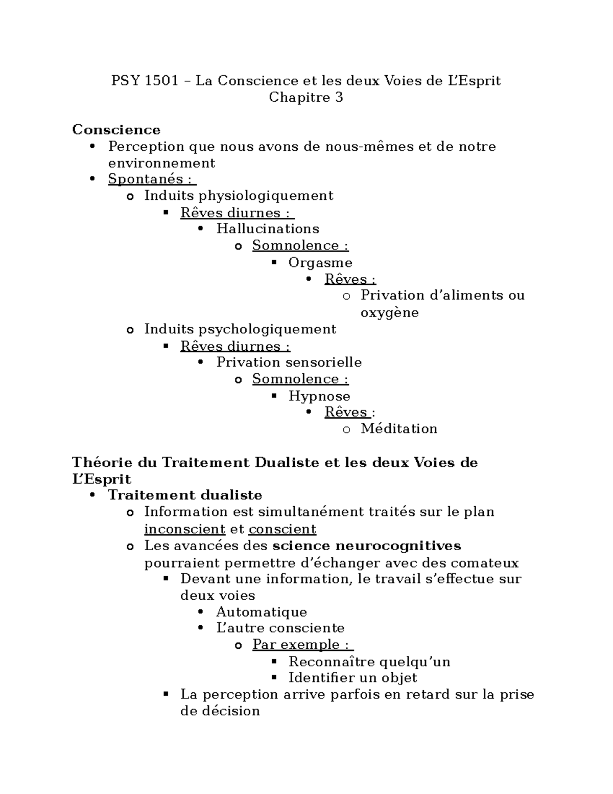 Chapitre 3 - Prof: Christophe Fortin Winter 2019 - PSY 1501 – La ...