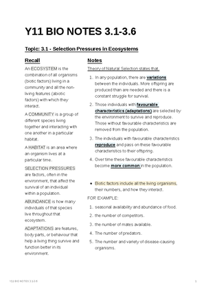HSC Y11 Biology Module 1 - Y11 BIOLOGY MODULE 1 Topic: 1 — Microscopes ...