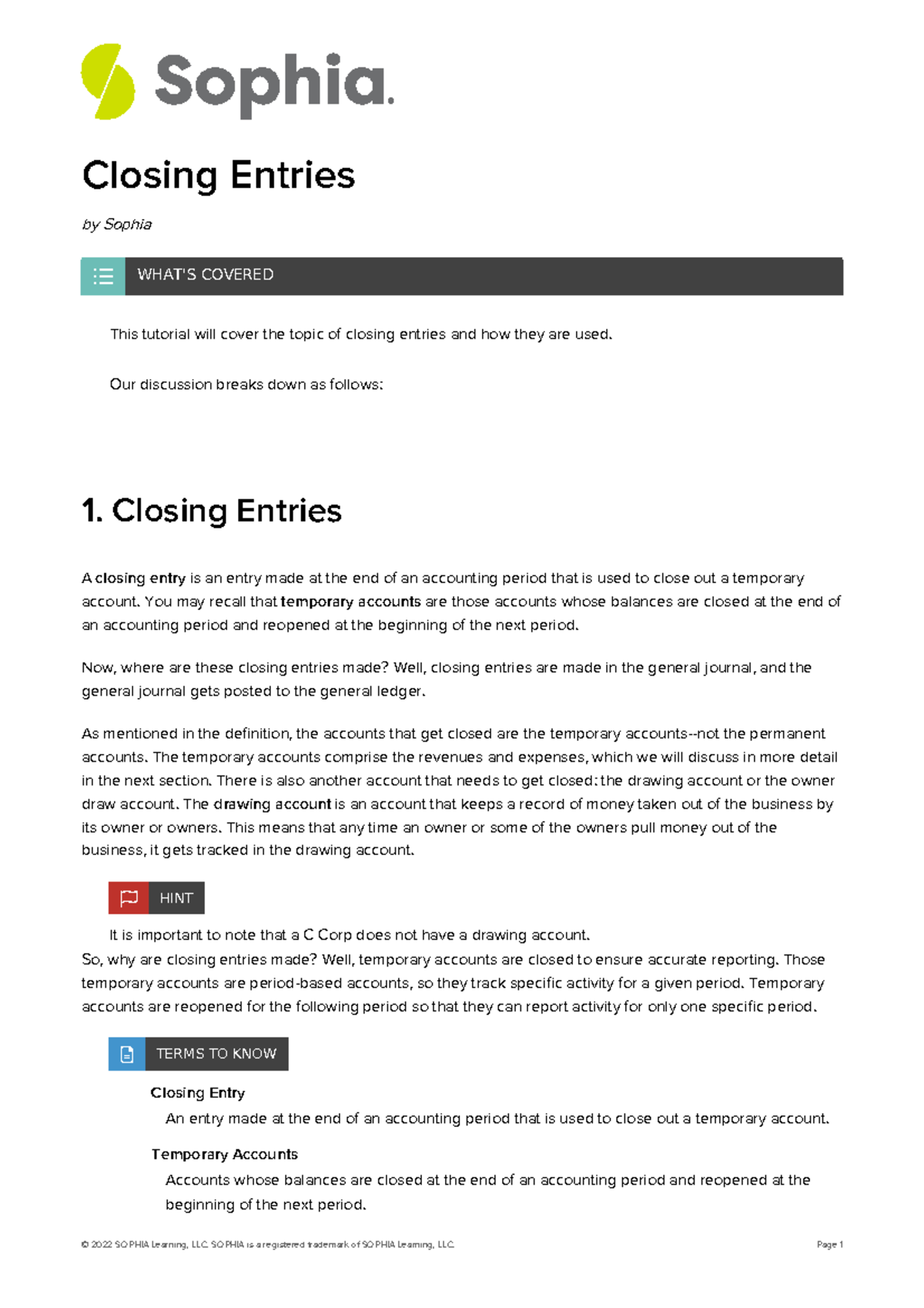 Closing-entries-3 - Notes and tutorials sophia - Closing Entries by ...