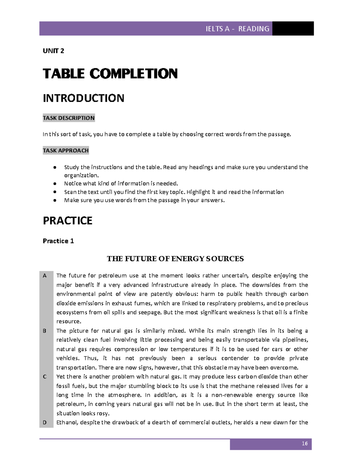 041022 - reading hw - table completion - UNIT 2 INTRODUCTION TASK ...
