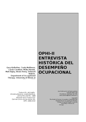 Taller de Diagnóstico Social y Peritaje - Taller de Diagnóstico Social ...