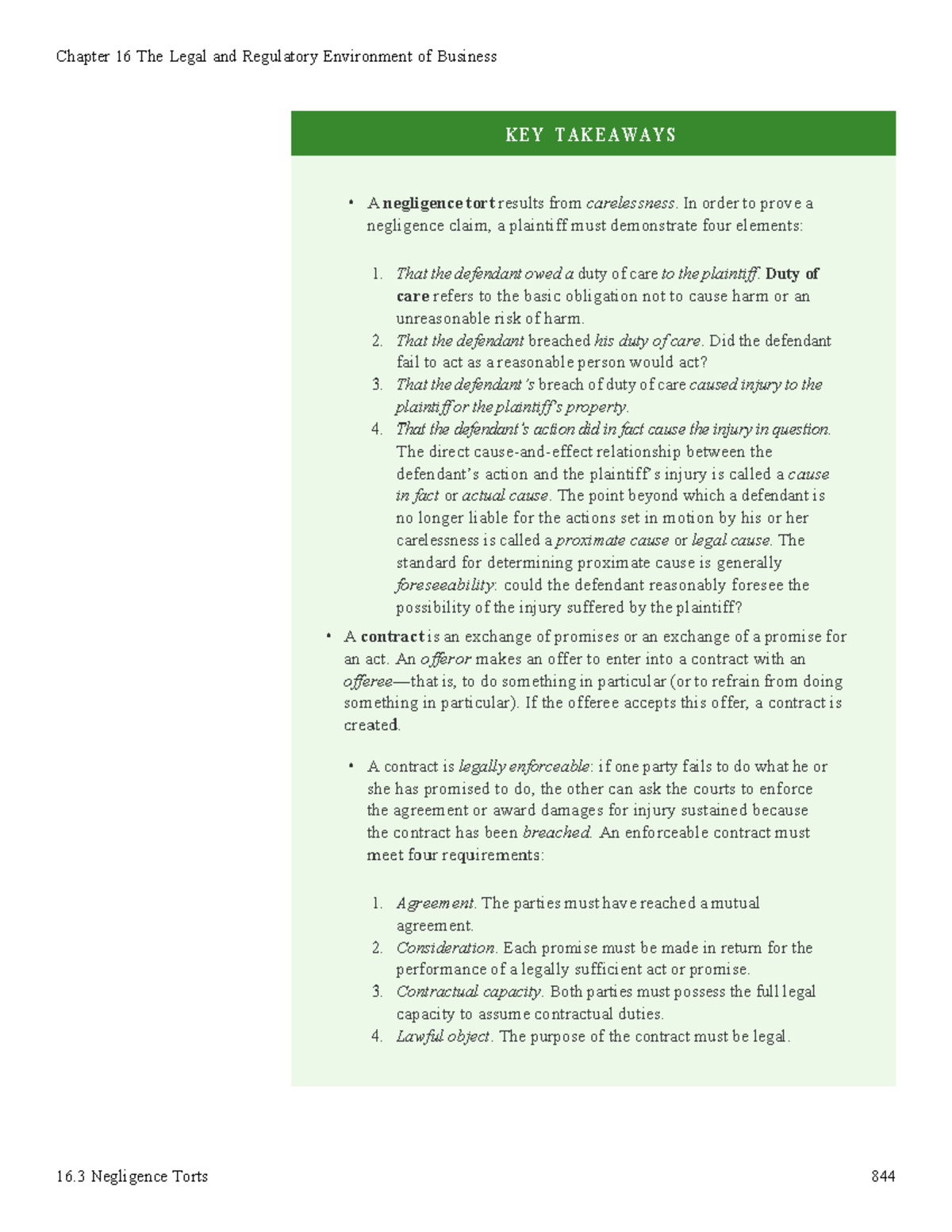 Negligence Torts - In simple terms, business administration is the work ...