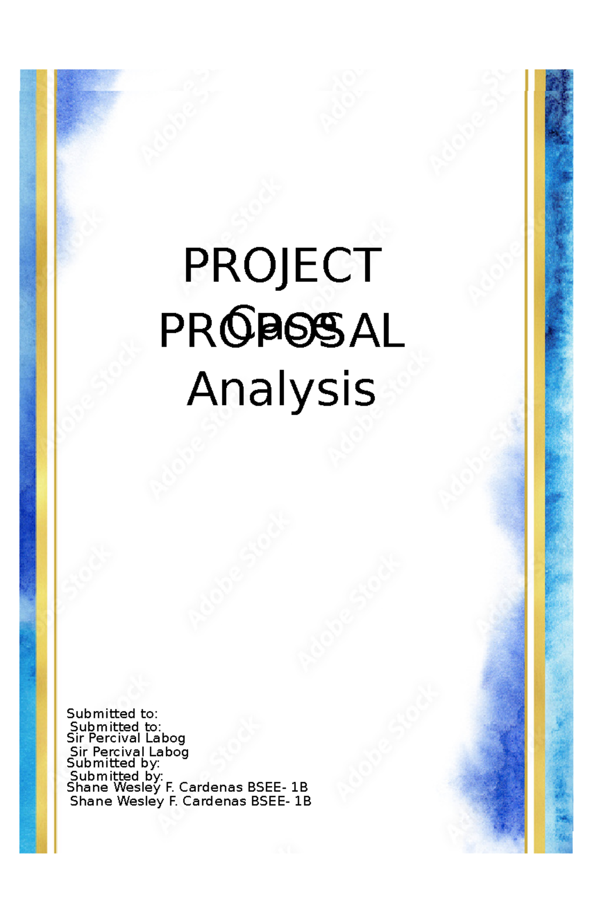 CWTS Project Poposal - MODULE - Submitted to: Sir Percival Labog ...