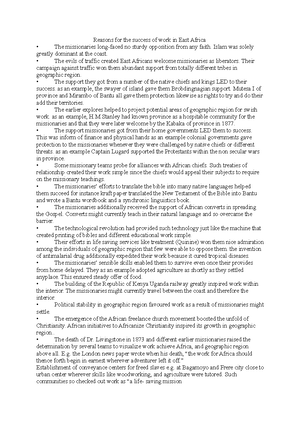 History KCSE PP1 Topical Questions from 1996-2022 - HISTORY TOPICAL K.C ...