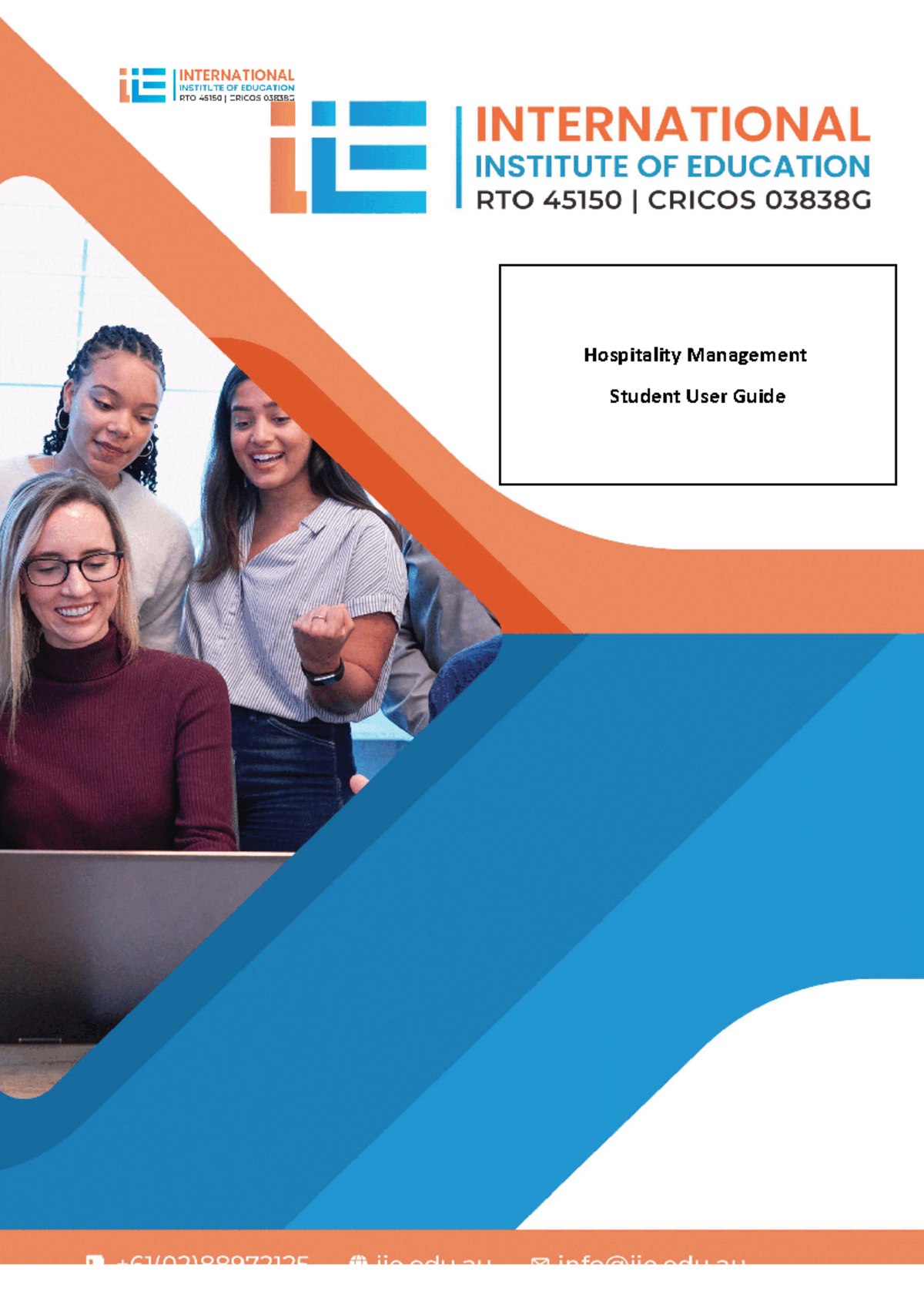 Hospitality Management Student User Guide - - Studocu