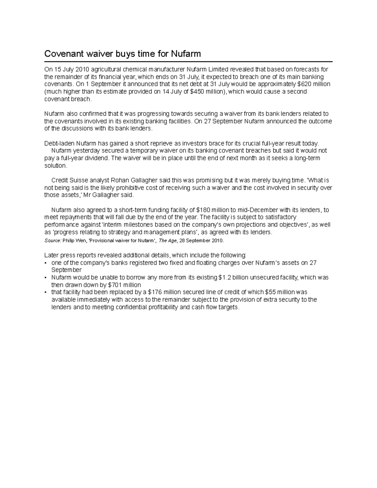 Examples Of Covenant Waivers : Covenant Agreement: Definition & Sample ...