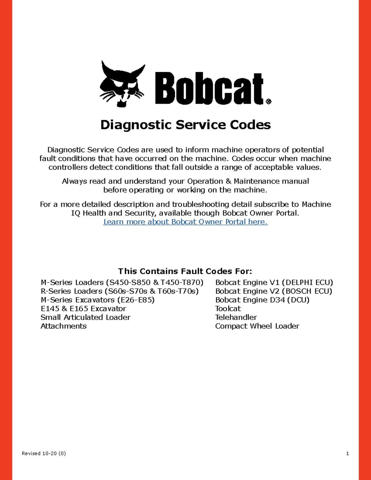 Service code-list-2010 26 - Diagnostic Service Codes are used to inform ...