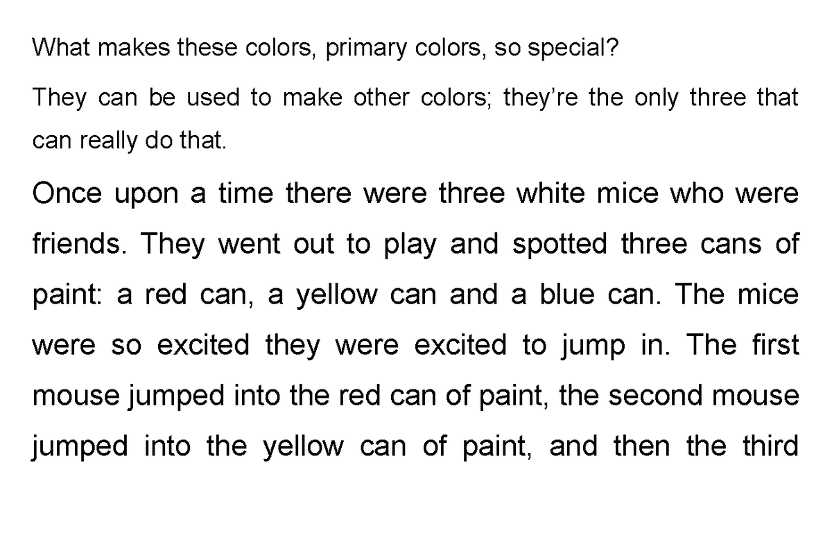 Mouse- Paint - It's about presenting of colors. - What makes these ...