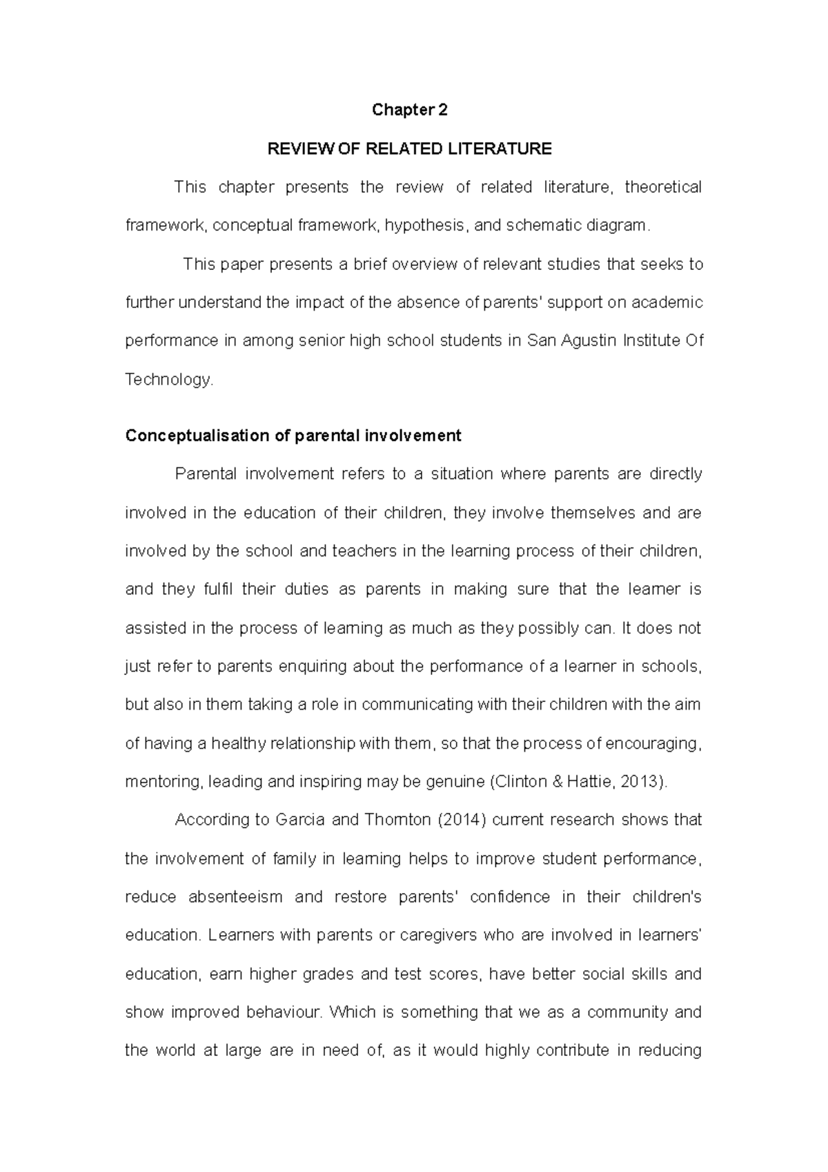 Grade 12 RRL FOR Research - Chapter 2 REVIEW OF RELATED LITERATURE This ...