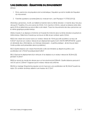 Chapitre 1 2024VB - Plan de cour - Chapitre 1 : révision et mise à jour ...