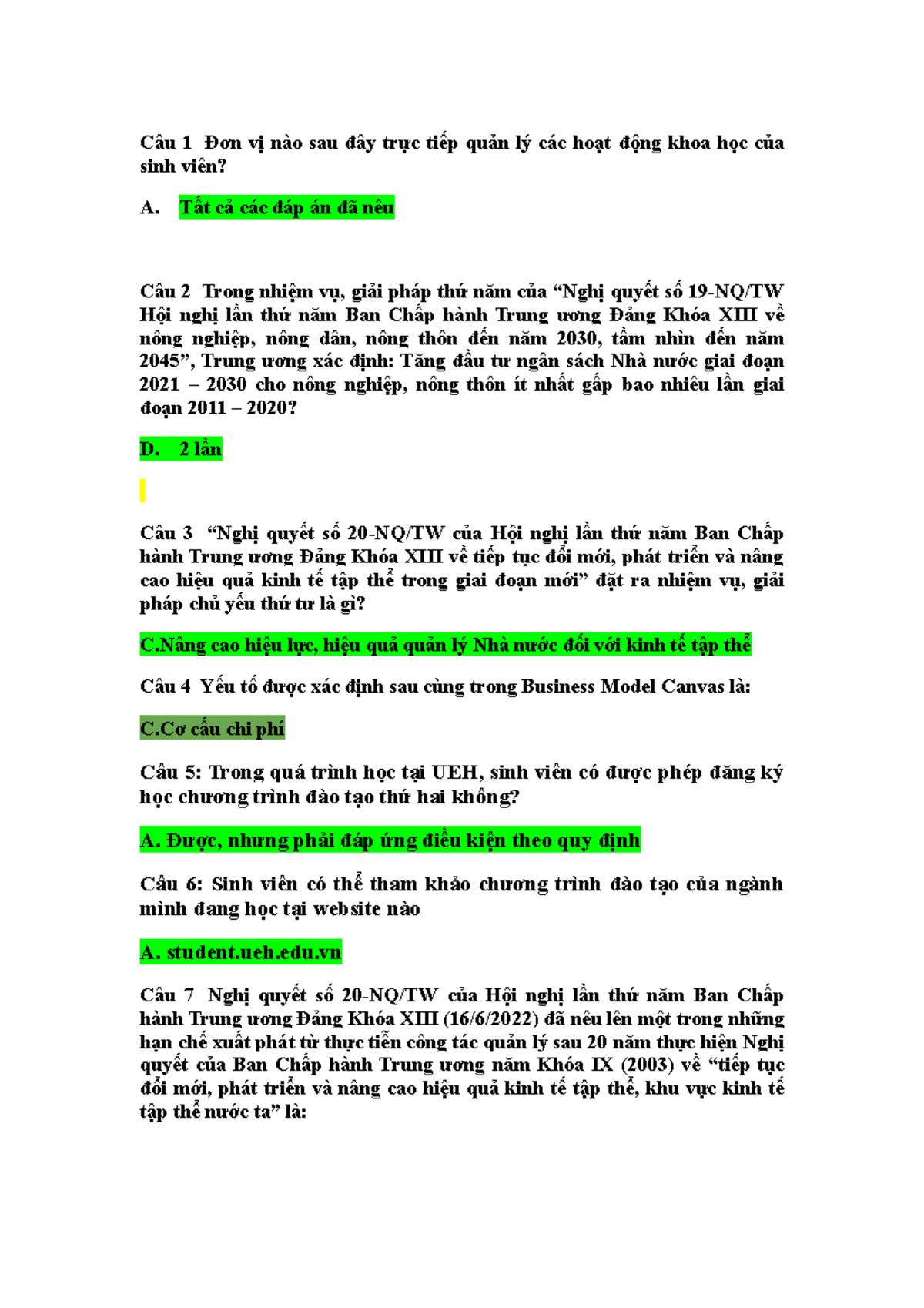 SHCD-cuối-kì - thi shc nha - Câu 1 Đơn vị nào sau đây trực tiếp quản lý ...