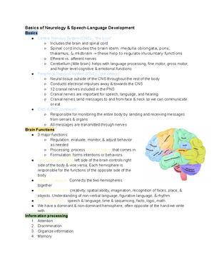 Cdi 340 module 5 notes - process of learning language - Process of ...