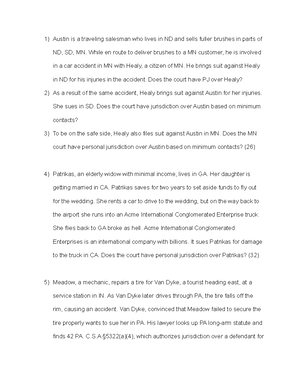 Removal AND Venue Outline Civil Procedure - Removal Jurisdiction ...