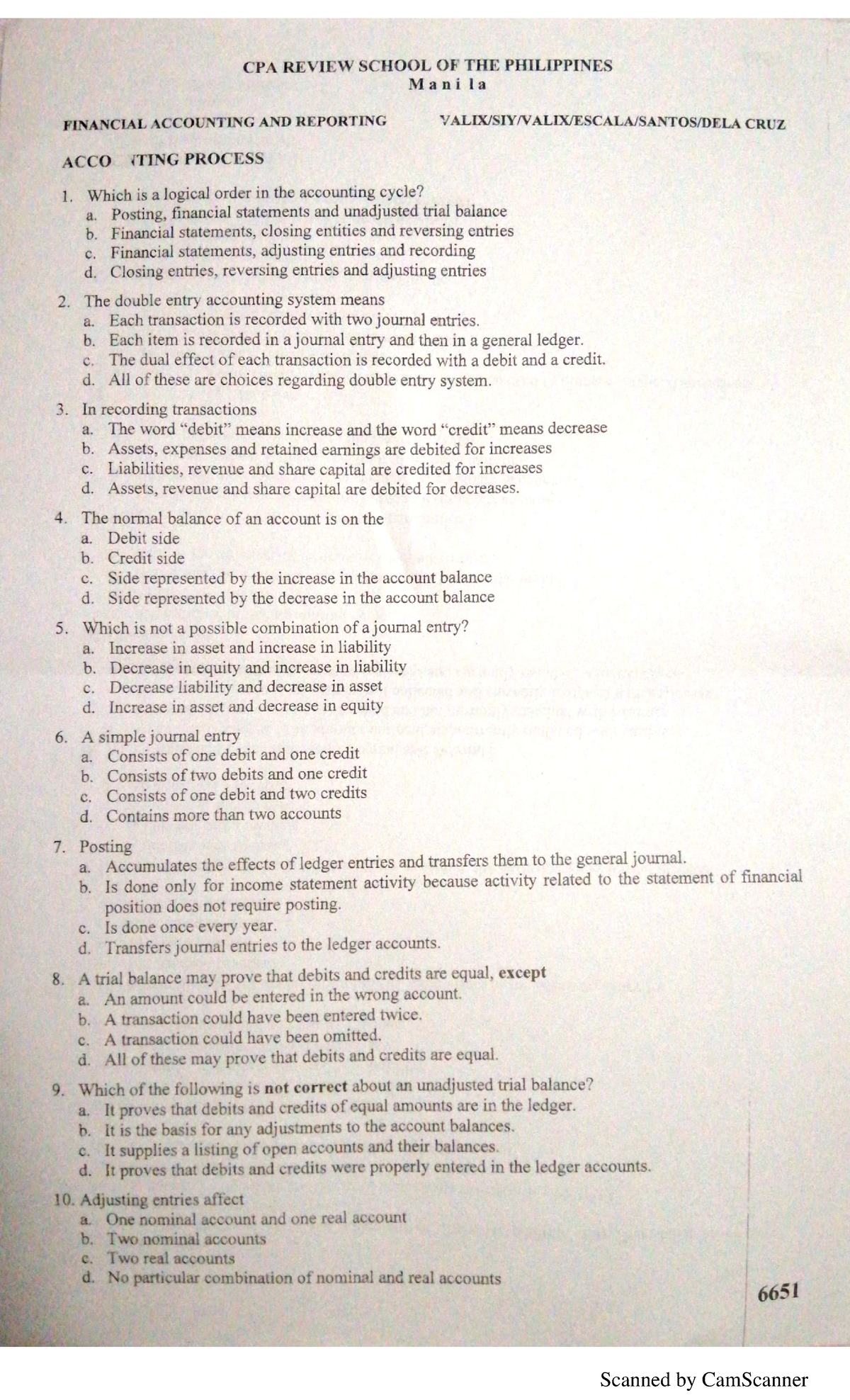 FAR 6651 - Accounting Process - Guidance and Counselling - Scanned by ...