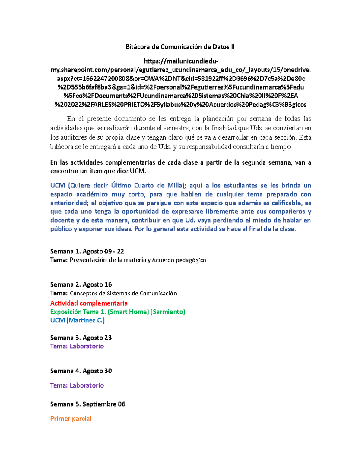 Bitacora Redes I - Gsdef - Bitácora de Comunicación de Datos II https ...