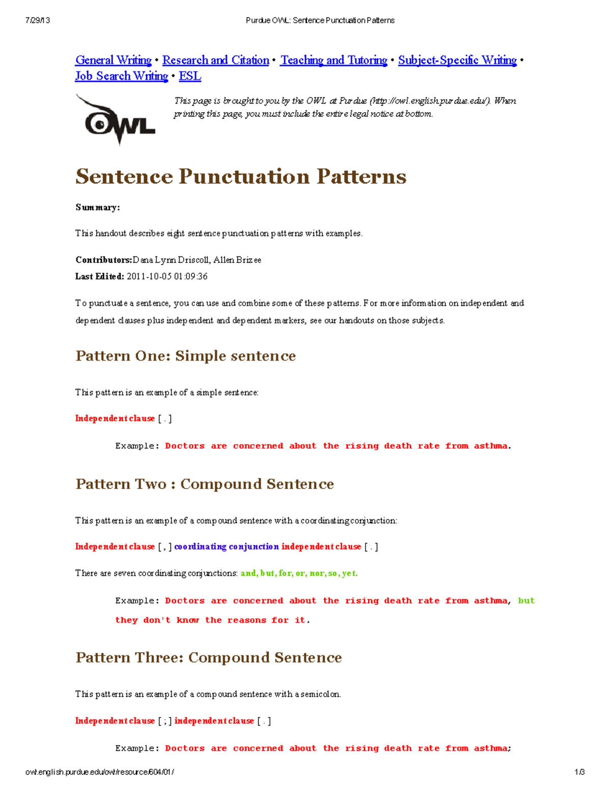 173912451 Complex Sentences Very Very Goodenglish - 7/29/13 Purdue OWL ...