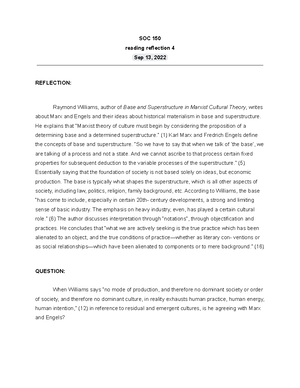 SOC 150 notes 9 29 - SOC 150 notes Sep 29, 2022 What ISA dominates the ...