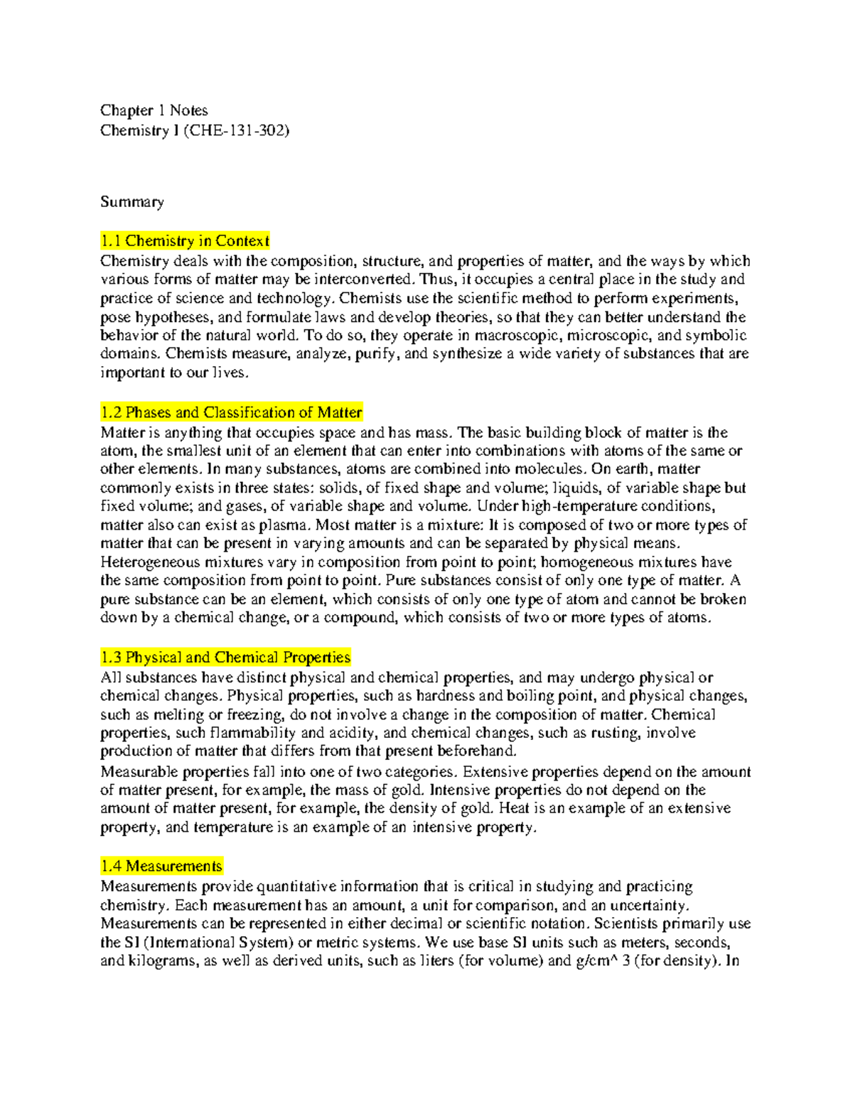 Chapter 1 Notes - Differentiate among hypotheses, theories, and laws ...