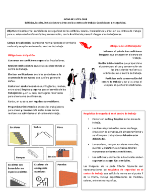 NOM 036 1 STPS 2018 - Infografía NOM-036-STPS - NOM-036-1-STPS ...