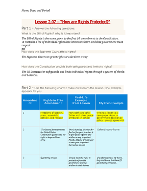 Study Guide Answer Key - CIVICS EOC PRACTICE MATERIAL - Study Guide ...