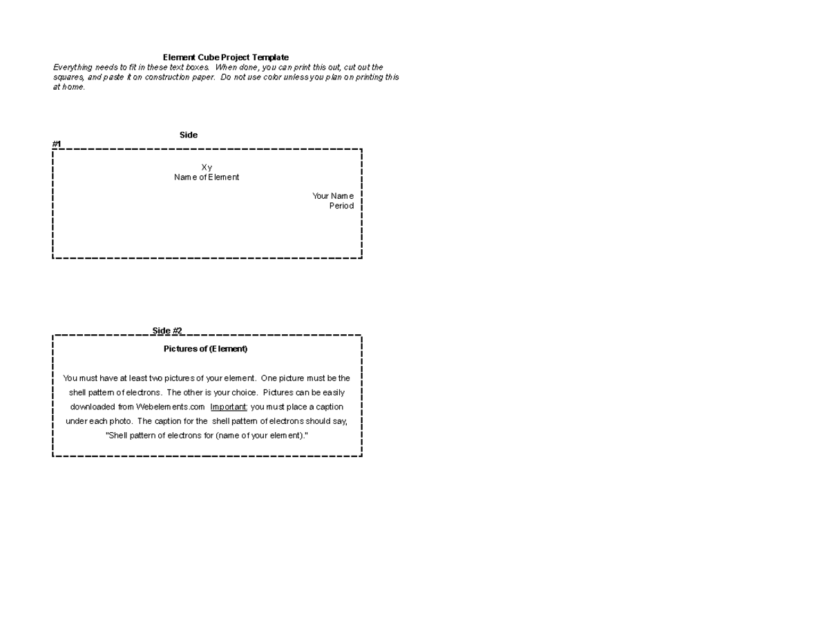 Element cube project template - Element Cube Project Template ...