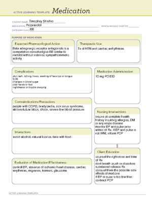 Active learning medication oral contraception - ACTIVE LEARNING ...