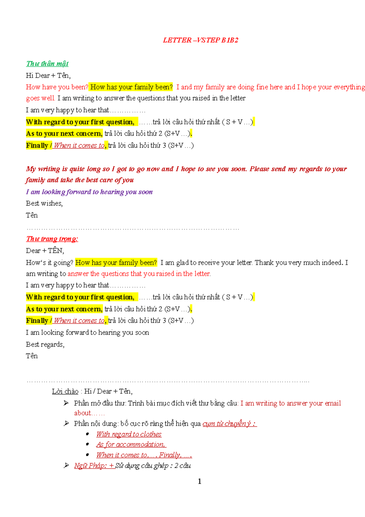 ĐỀ THI MÔN VIẾT THƯ Vstep - đề gần đây - hướng dẫn giải 27 10 - HV ...