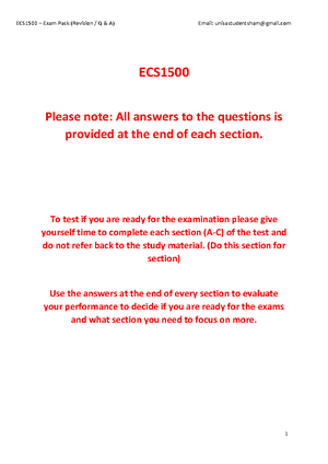 MNB 1501 Exams-2015-2021 - This document contains questions and answers ...