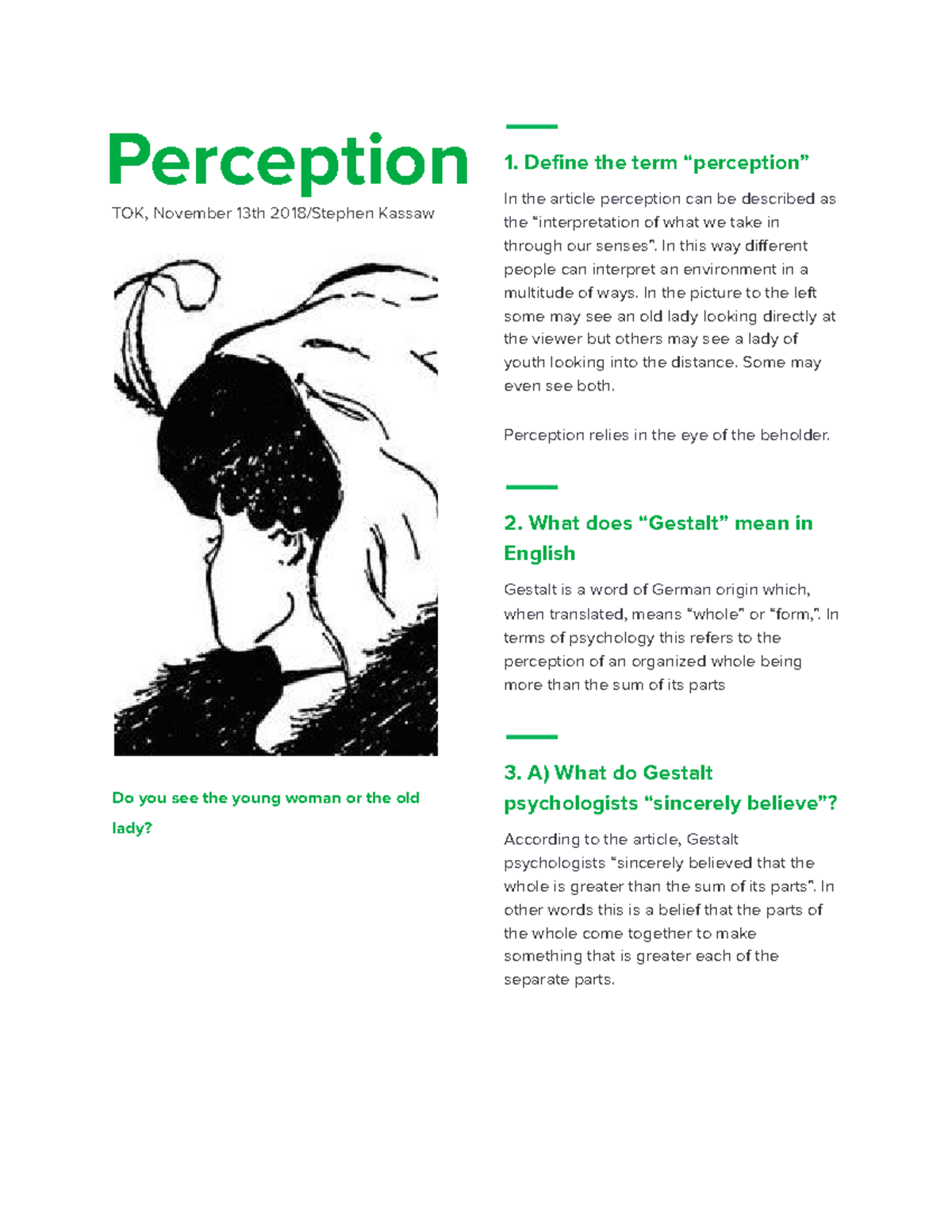 Business Perception Article - Perception TOK, November 13th 2018 ...